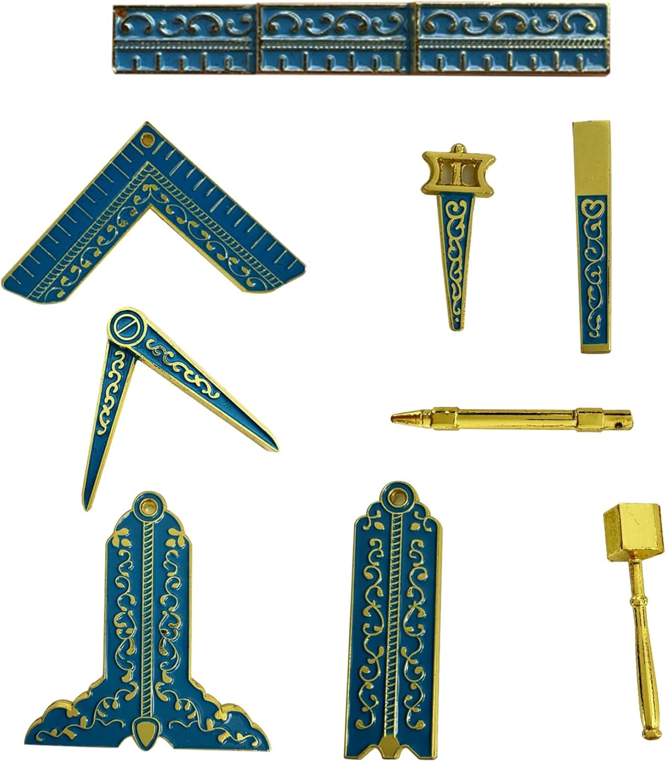 Amazon.com: Bondi Blue Freemason Tools Set | Masonic Ritual Tools ...