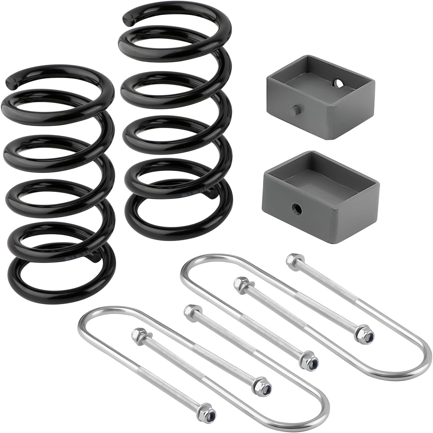Amazon.com: maXpeedingrods 3” Front & 4” Rear Drop Coil Spring Lowering ...