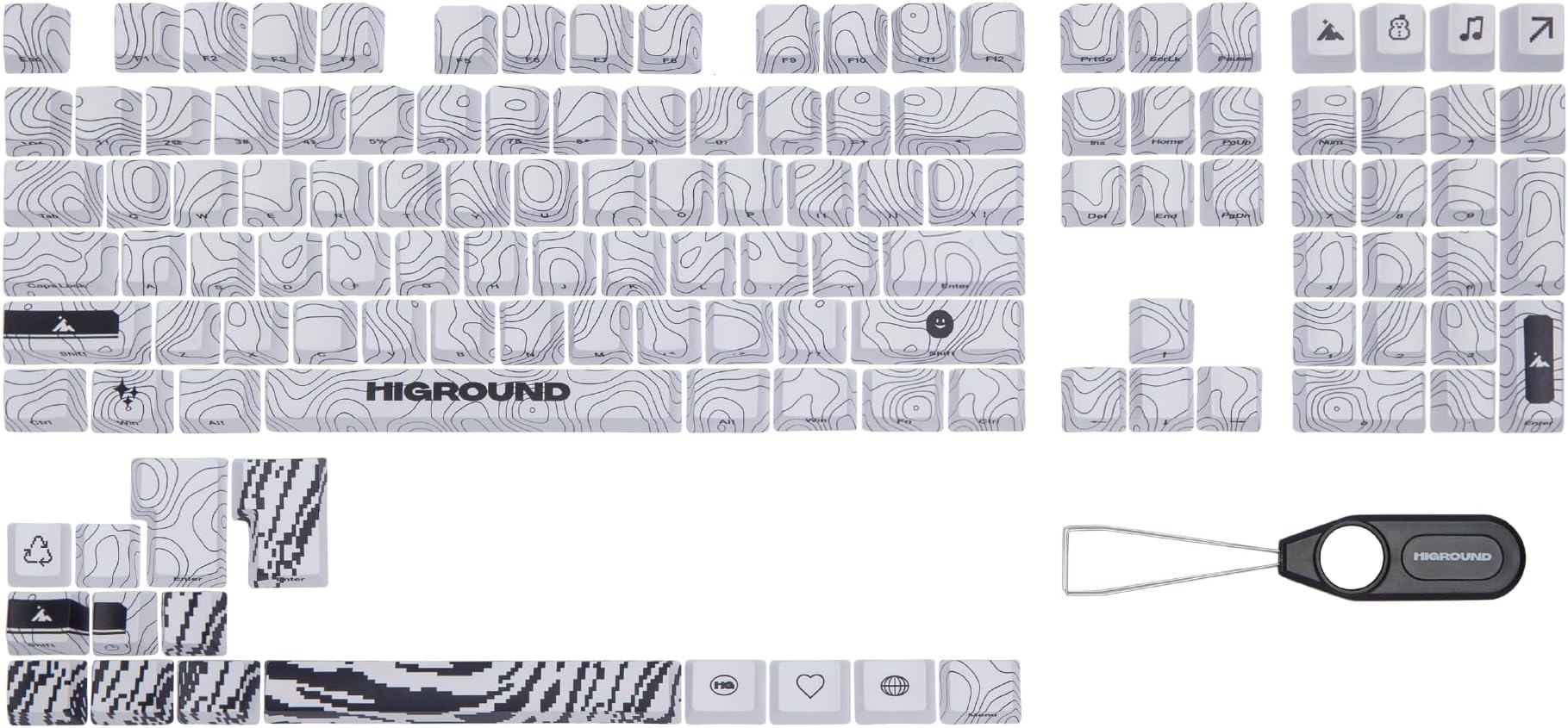 Amazon.com: REDQIN Artisan Keycaps - Himalayan Mountain Resin keycap ...