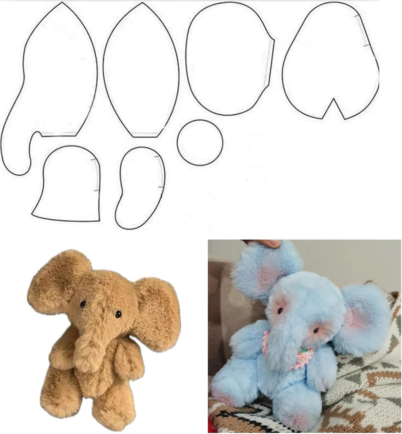 Amazon.com : Memory Elephant Template Ruler Set, 7 Pc Memory Elephant ...