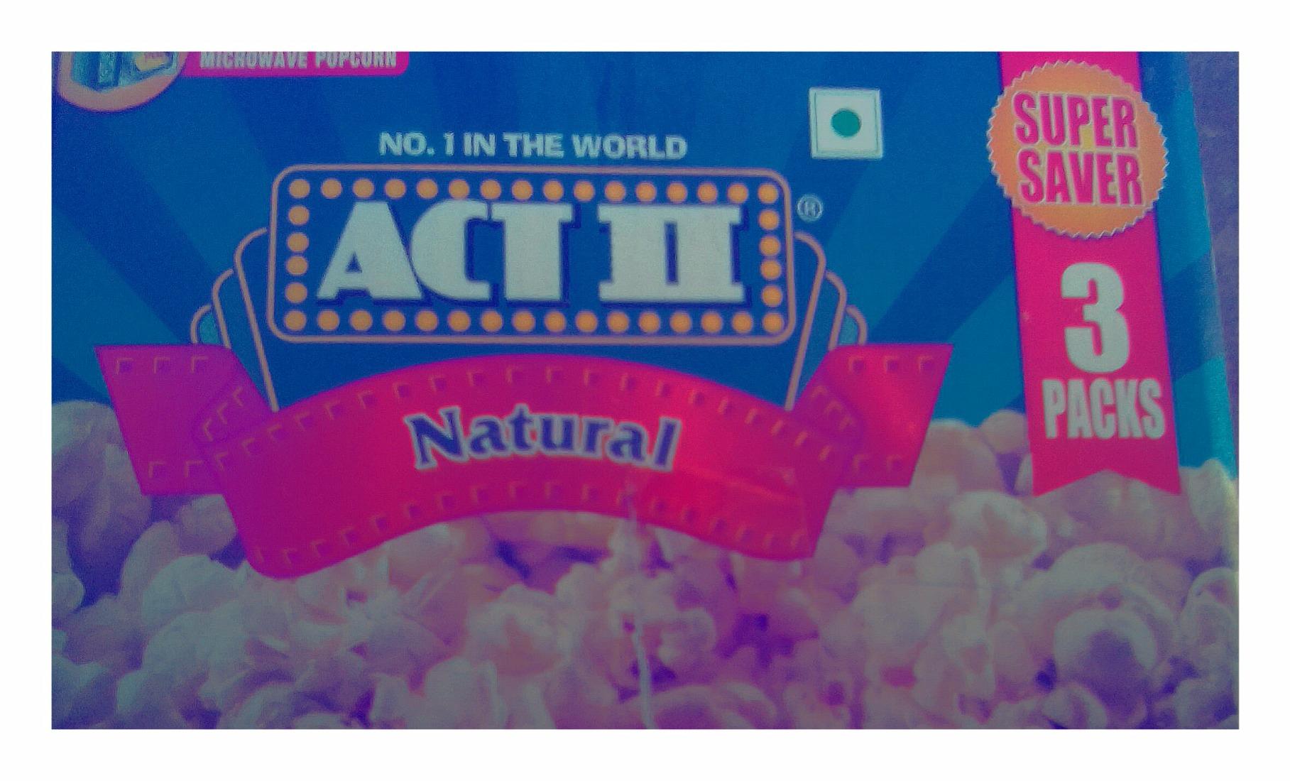 ACT II Microwave Popcorn Original, 297g : Amazon.in: Grocery & Gourmet ...
