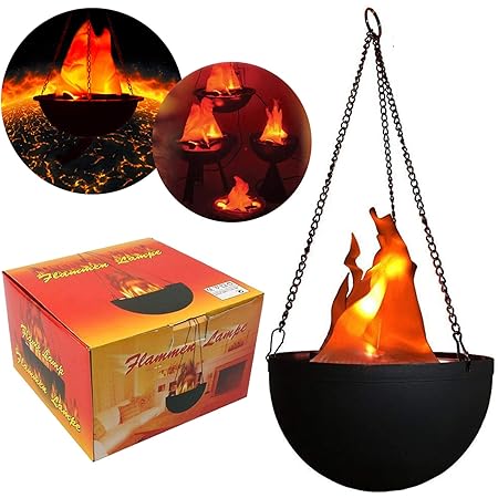 Amazon.com: Electronic LED Fake Fire Flame Simulated Flame Effect Light ...