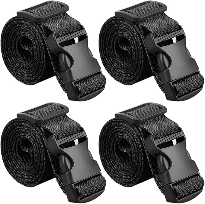 Amazon.com | MAGARROW 60" Long Utility Luggage Straps with Buckle ...