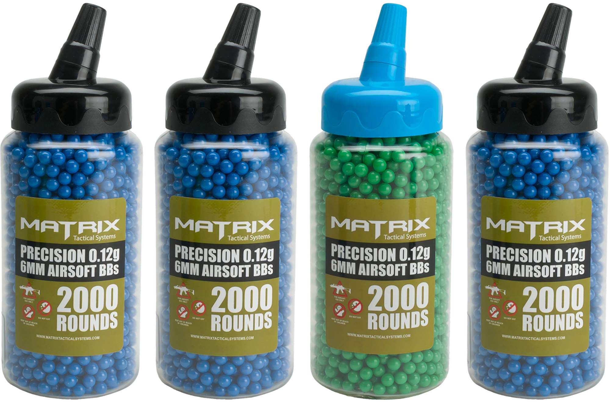 Buy Evike Matrix 0.12g Match Grade 6mm Airsoft BBS (Bags, Bottle, and ...