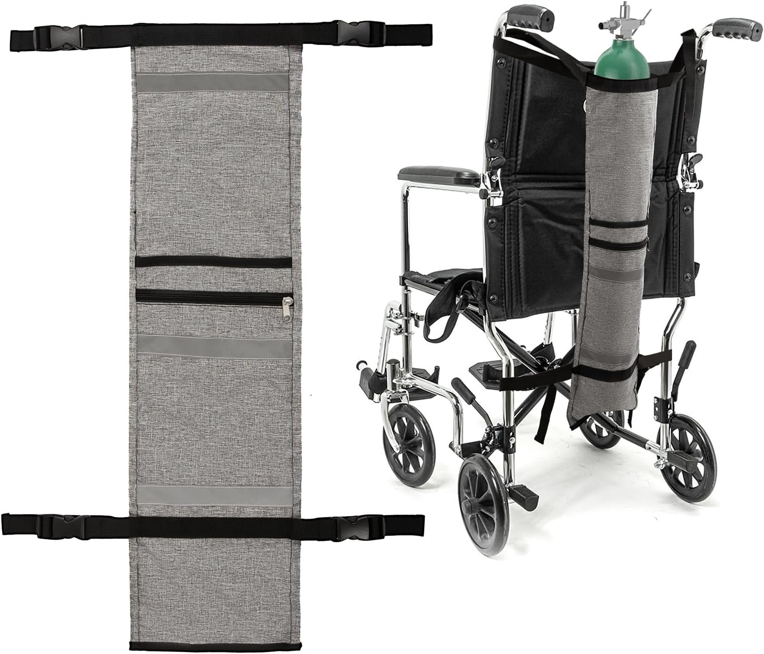 Amazon.com: Oxygen Tank Holder for Wheelchair & Walker, Rollator ...
