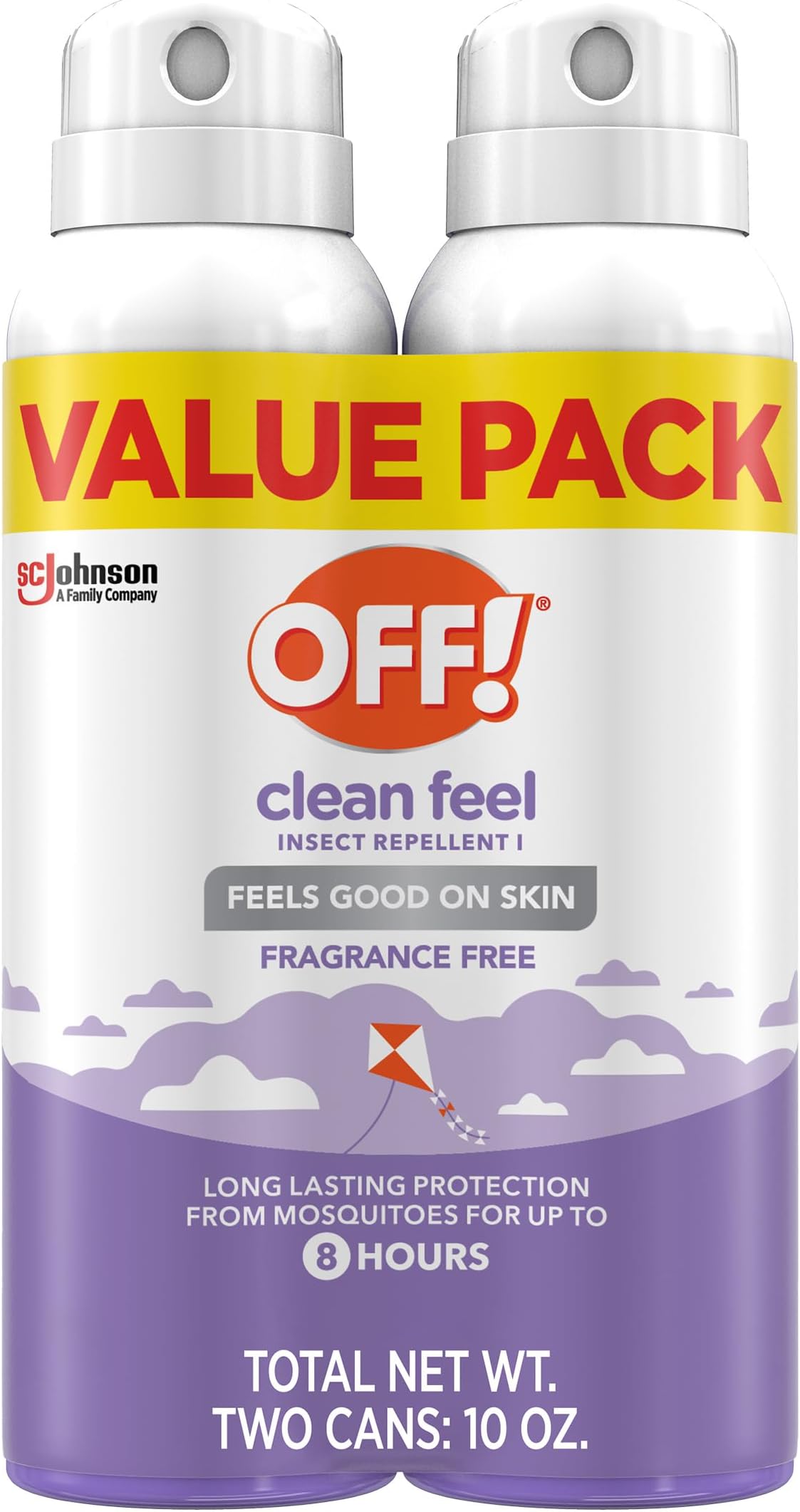 Amazon.com: OFF! Clean Feel Picaridin Insect Repellent Aerosol Value ...