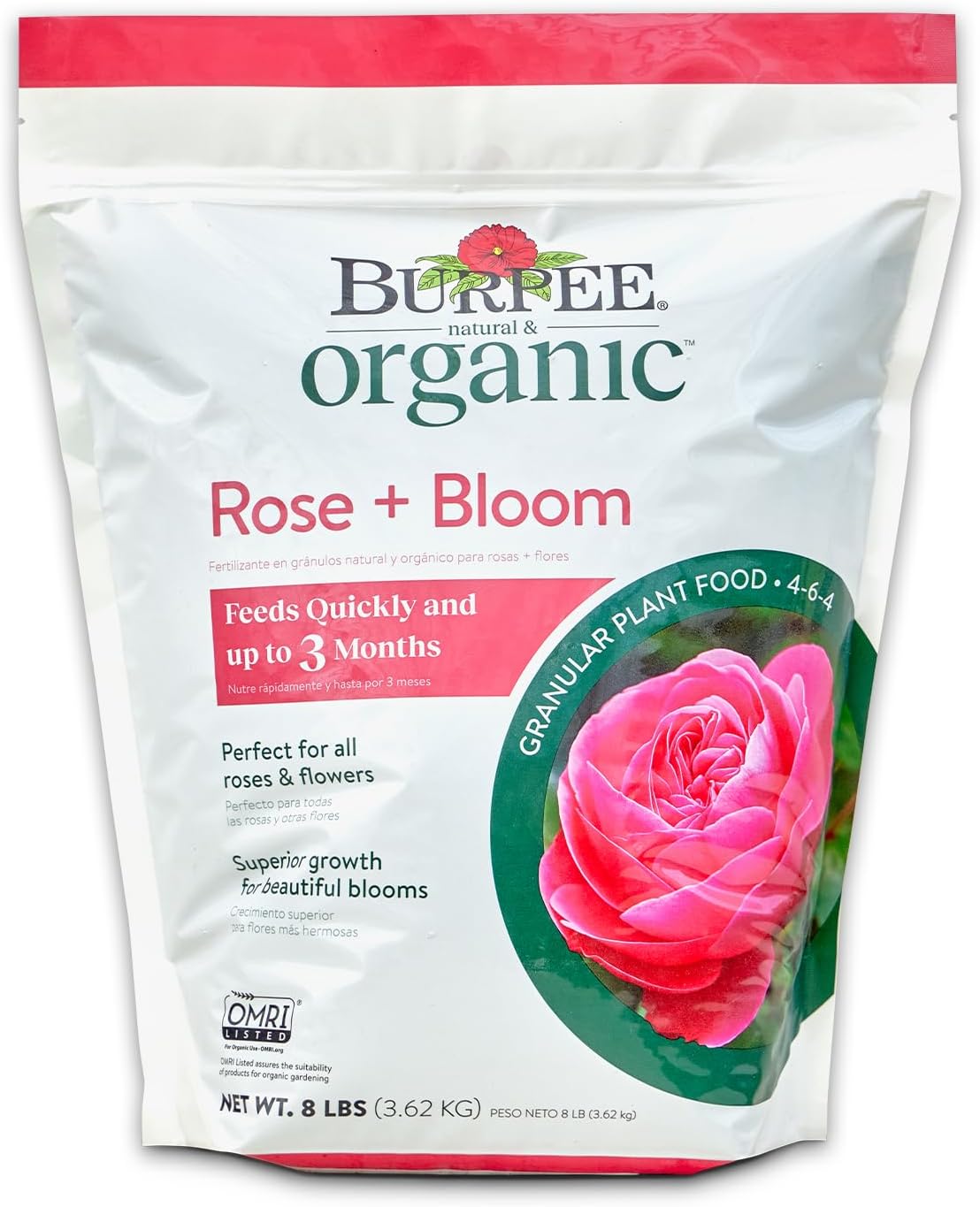 Amazon.com : Burpee Organic Bloom Granular All-Natural Food for Roses ...