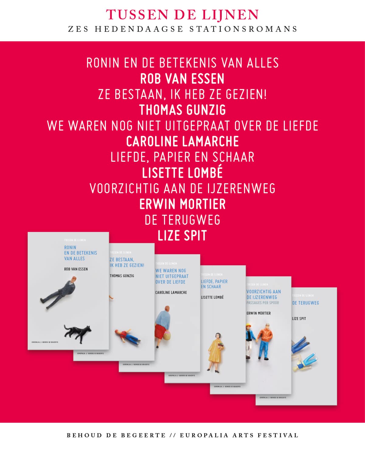 Tussen de lijnen: zes hedendaagse stationsromans : Lamarche, Caroline ...
