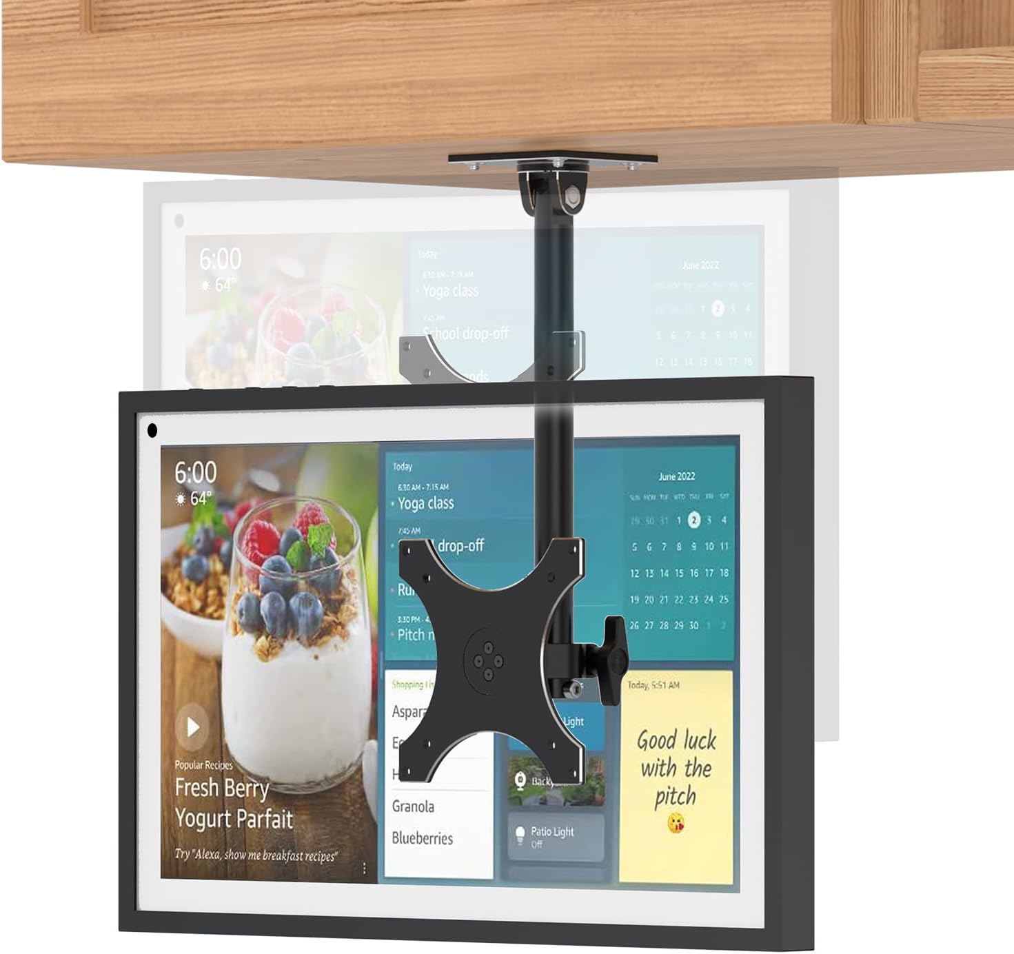 Amazon.com: VideoSecu Flip Bracket Tilt Swivel Kitchen Under Cabinet ...