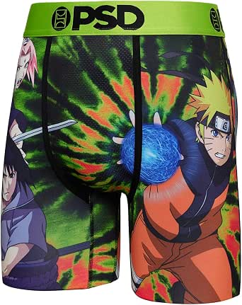PSD Men's Naruto Team Boxer Briefs, Black, XL at Amazon Men’s Clothing ...