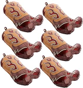 Amazon.com: SKISUNO 6pcs Inflatable Boot Balloons for Western Themed ...