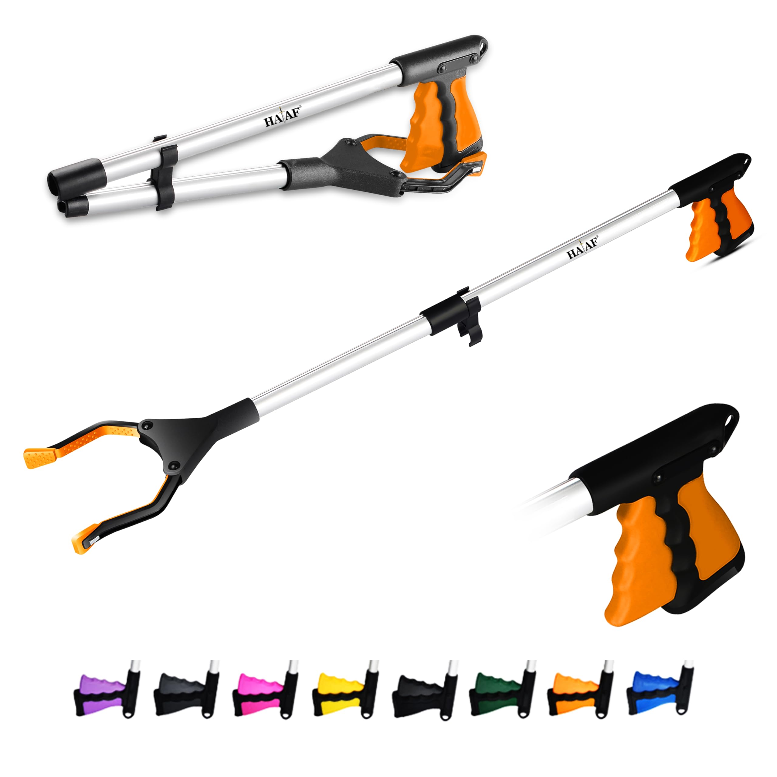 HATAF 32inches/81cm Litter Pickers for Adults, Grabber Stick, Helping ...