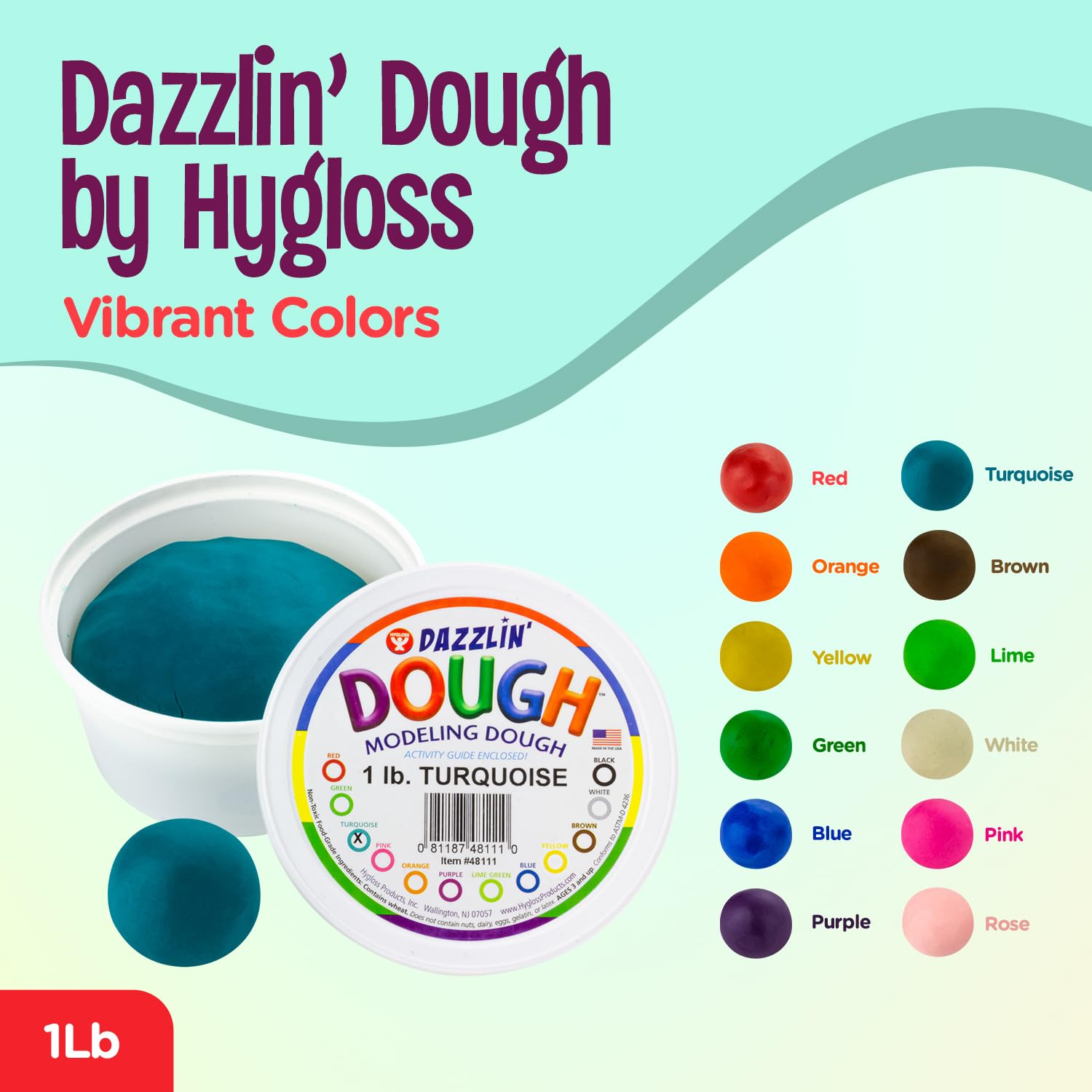 Snapklik.com : Play Modeling Dough - Turquoise Dough Unscented - Safe ...