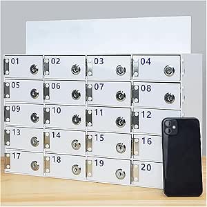 Acrylic Cell Phone Locker, Cell Phone Safe Storage Cabinet, Wall ...