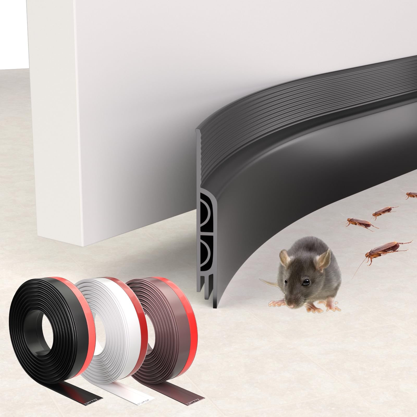 Amazon.com: 78" Door Draft Stopper for Bottom of Door, Under Door Gap ...