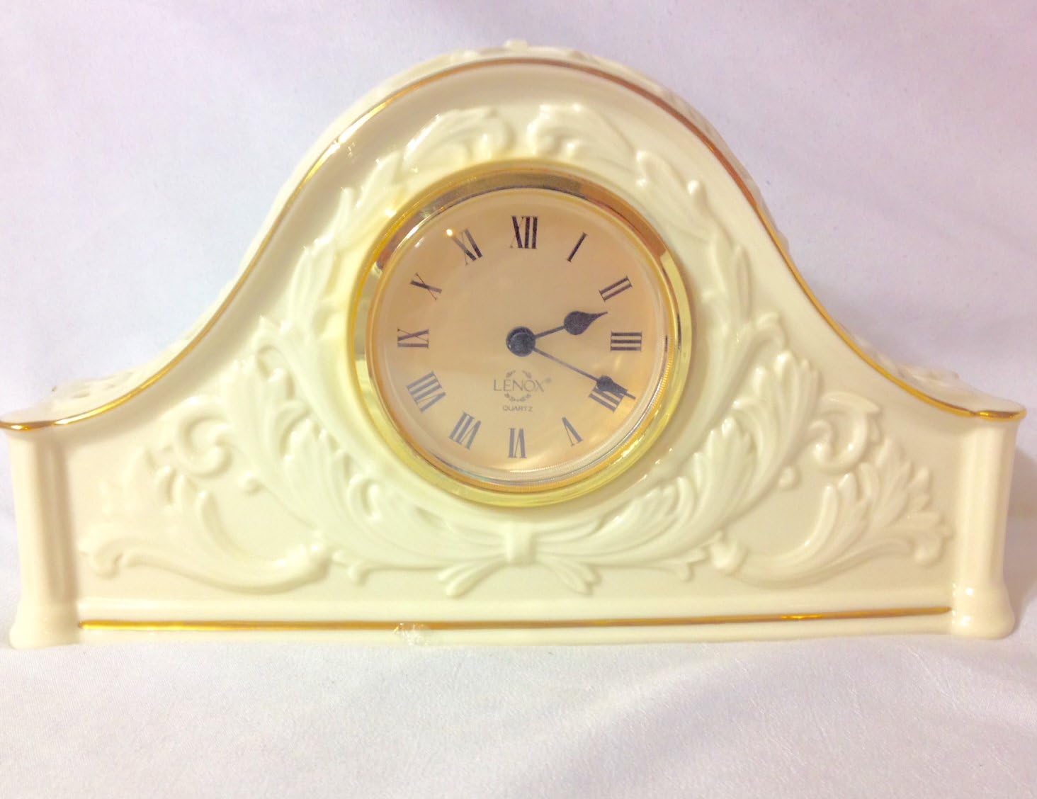 Amazon.com: Lenox Fine Porcelain Mantle Clock : Home & Kitchen