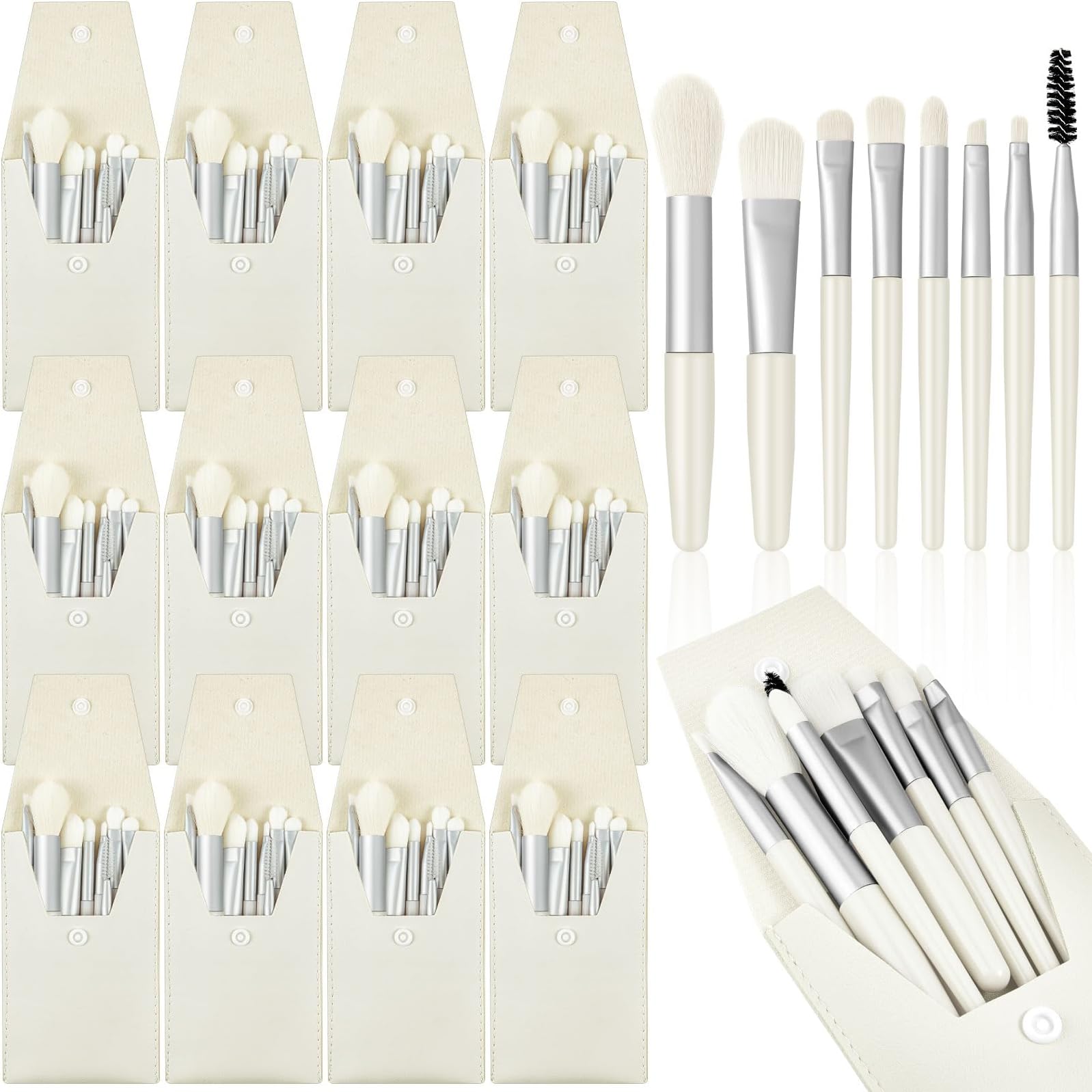 Amazon.com: Tioncy 12 Sets Travel Makeup Brush Set Brushes Bag ...