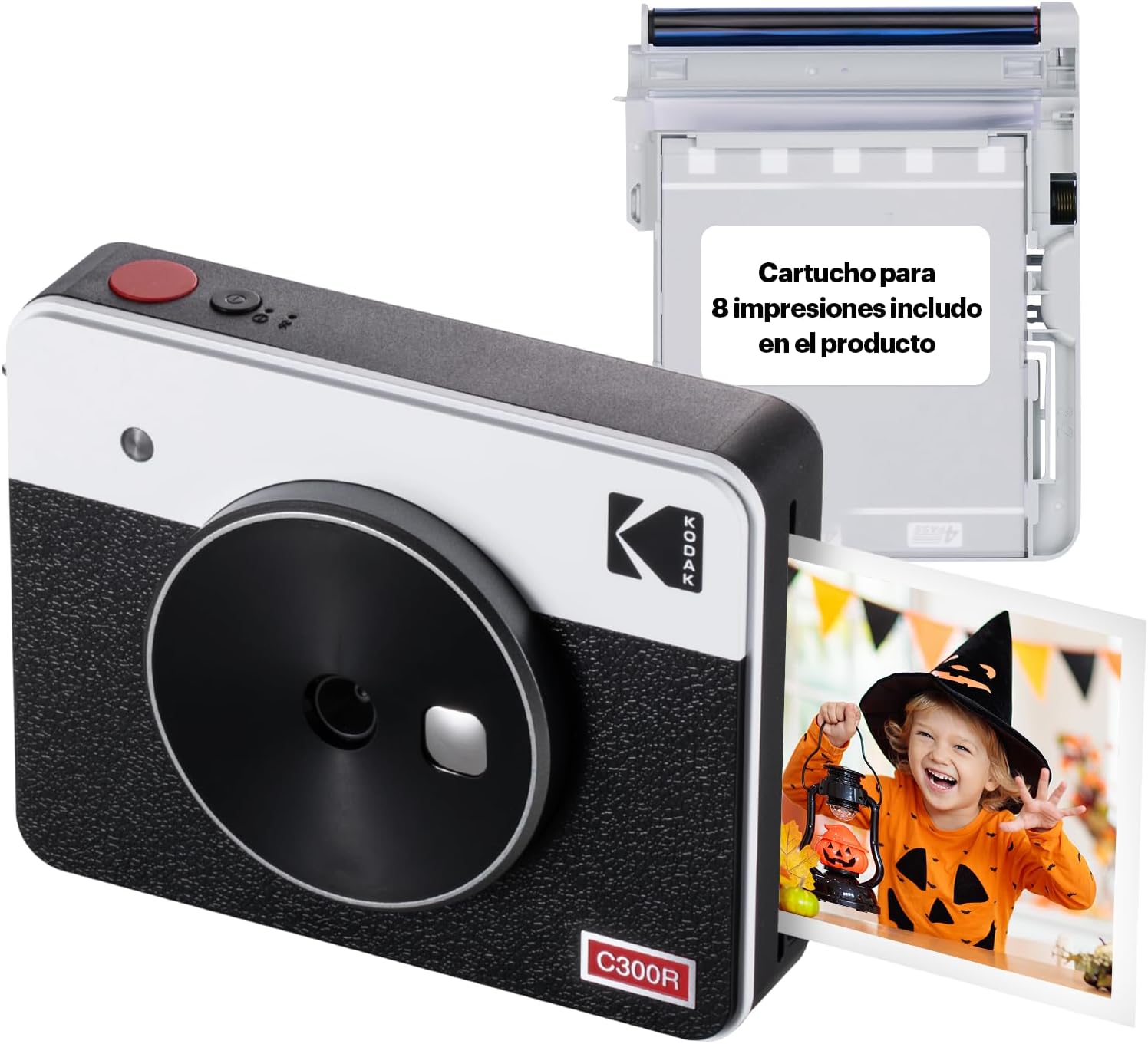 Amazon.com: Kodak Mini Shot 3 Retro 4PASS 2-in-1 Instant Digital Camera ...