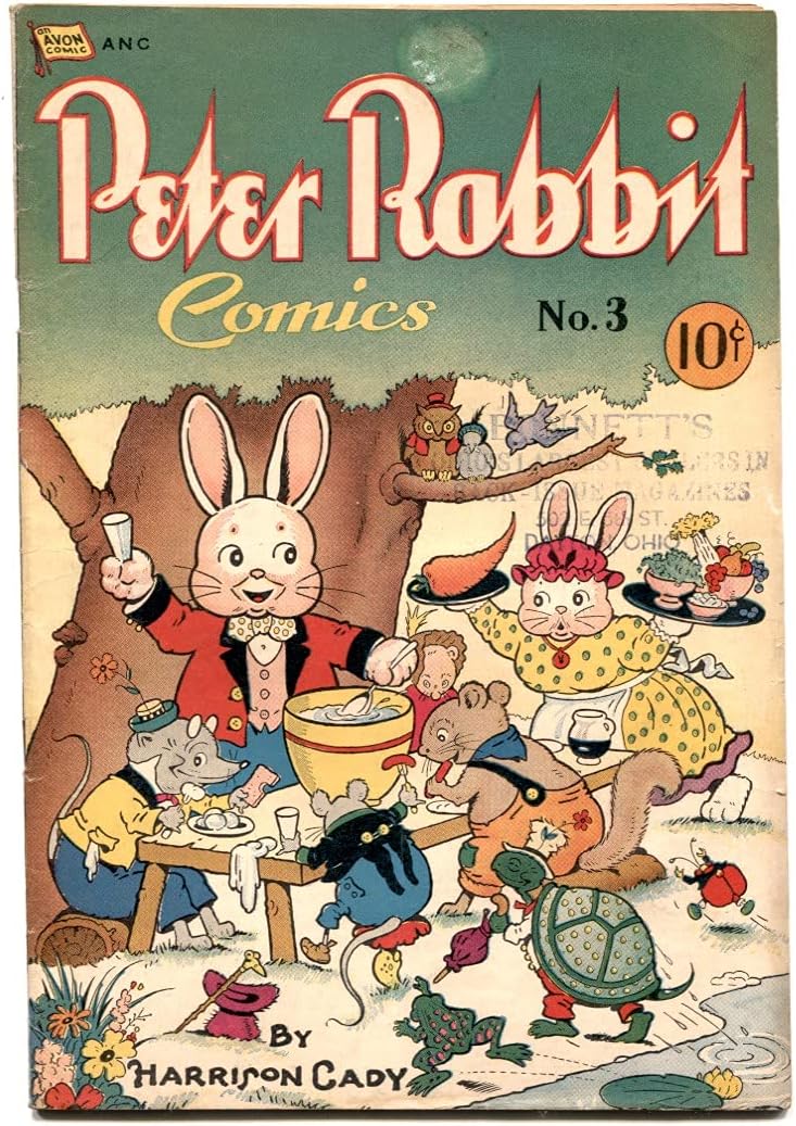 Amazon.com: Peter Rabbit Comics #3 1948-HARRISON CADY- Golden Age VG ...