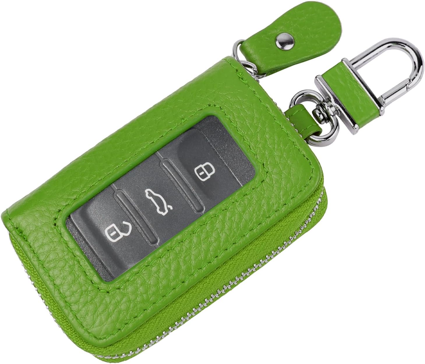 Amazon.com: Wuyaoyao Car Key Fob Cover, Genuine Leather Car Key Case ...