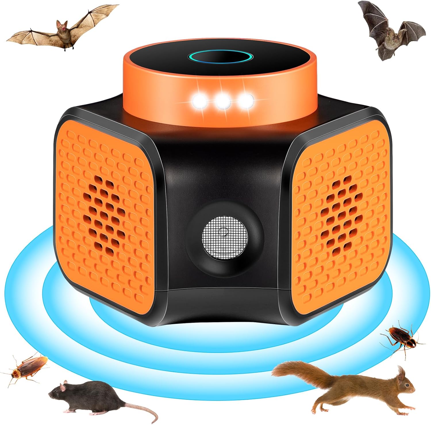 Amazon.com: 2024 Upgraded Rodent Repellent Indoor Ultrasonic Pest Repeller 4-in-1 Mouse ...