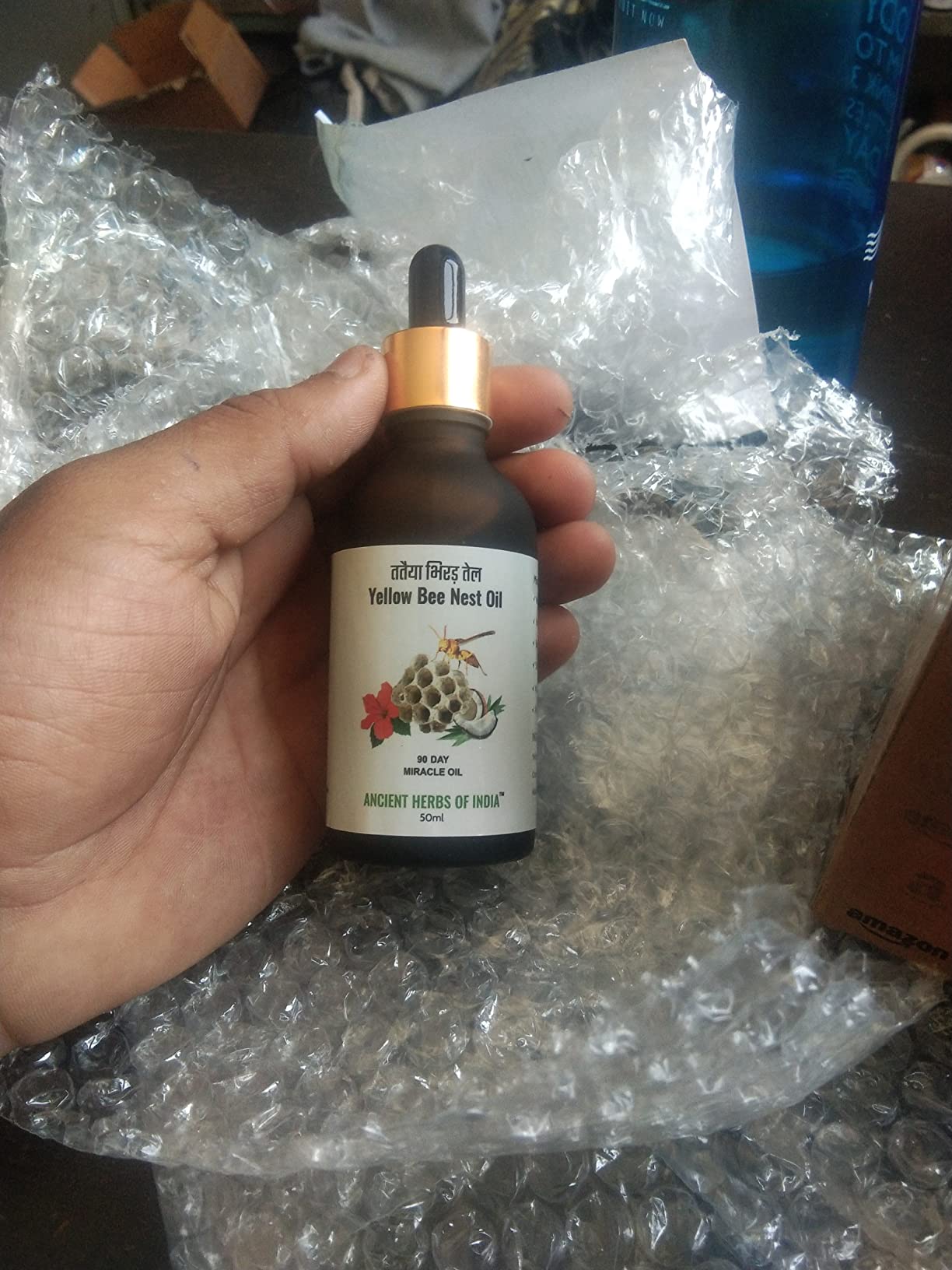 Buy Ancient Herbs of India Yellow Bee Nest Oil 50Ml - Tataiya Bhirad ...