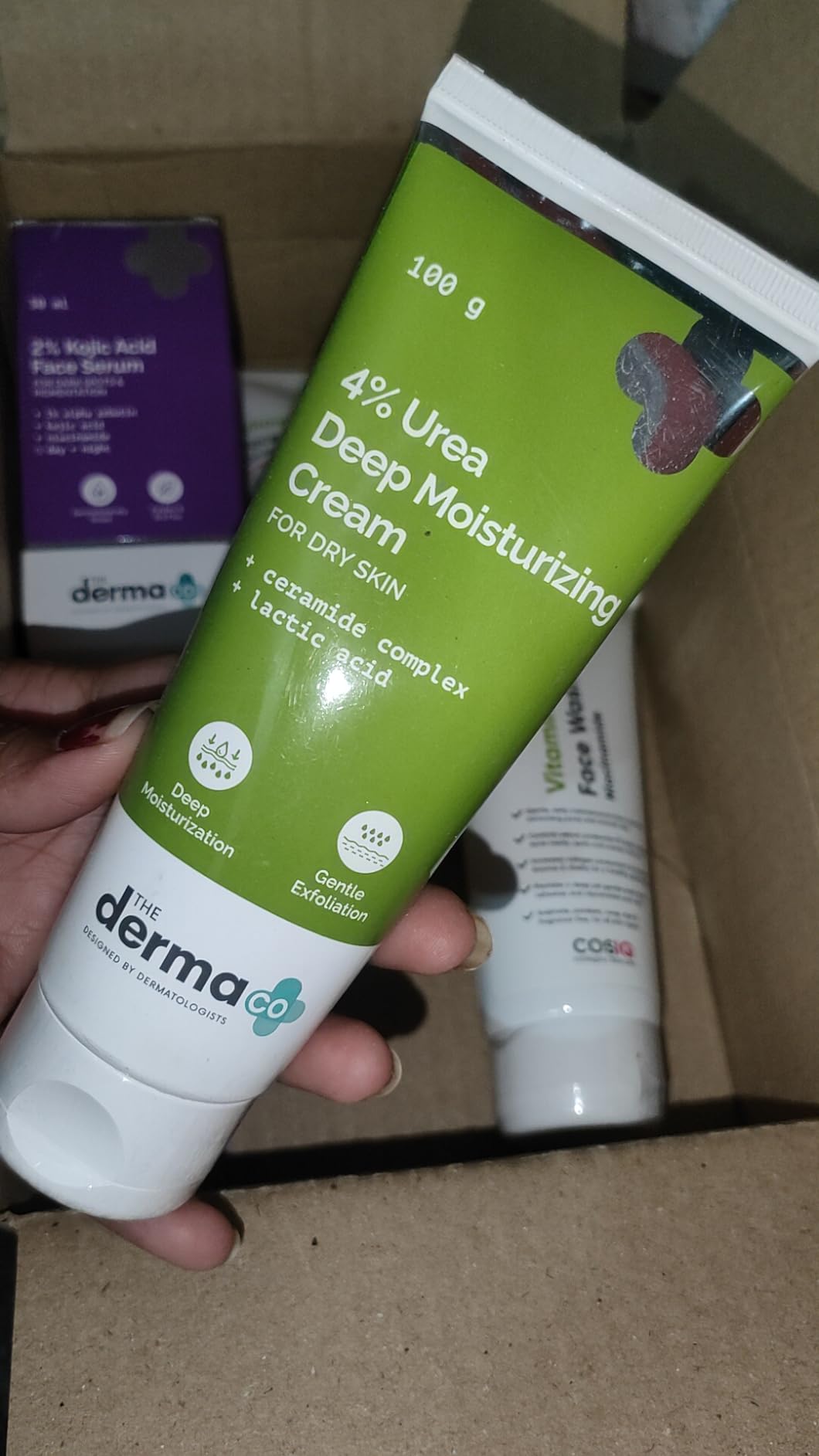 The Derma Co 4% Urea Deep Moisturizing Cream with Lactic Acid ...