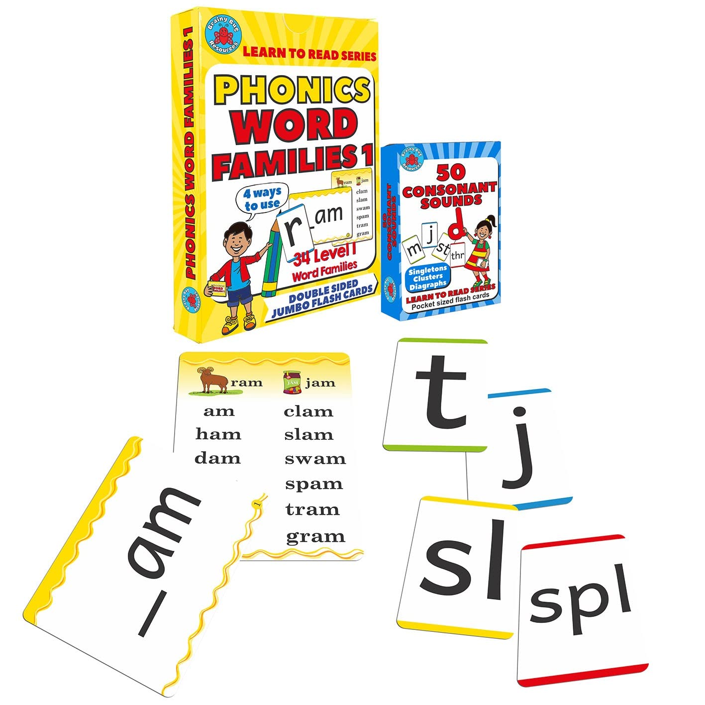 Buy Learn to Read | Phonics Word Families | 34 Word Families Level 1 ...