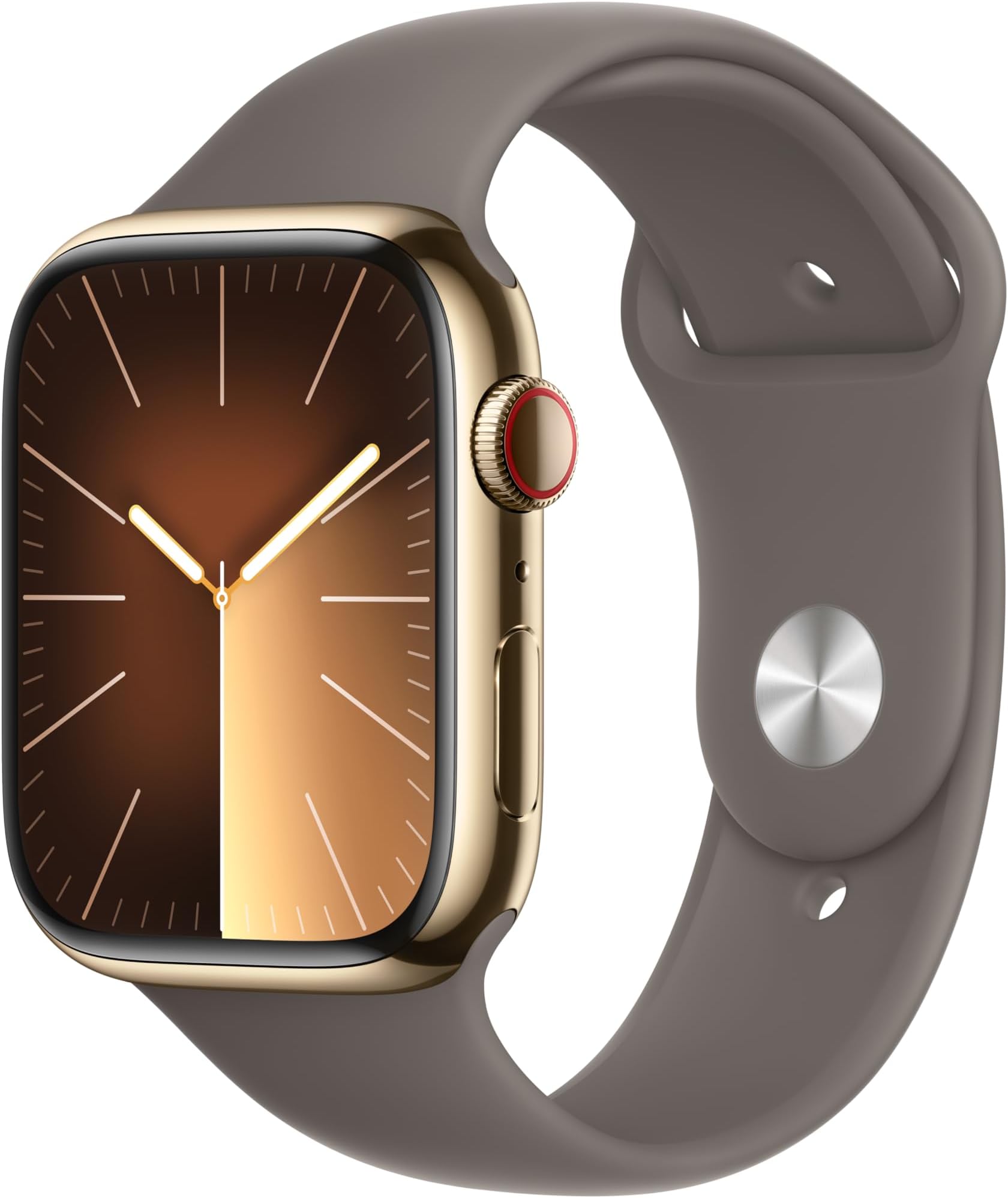 Amazon.com: Apple Watch Series 9 [GPS + Cellular, 45mm] - Gold ...