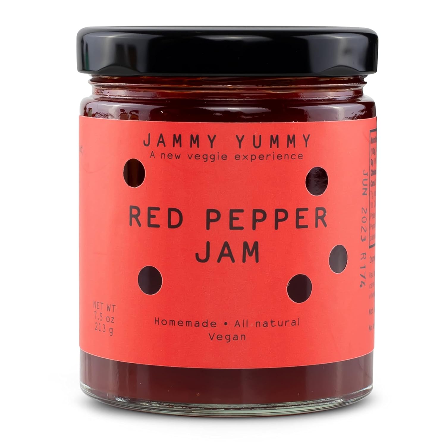 Amazon.com : Sweet Red Pepper jam 7.5oz - All Natural Jam - JAMMY YUMMY ...