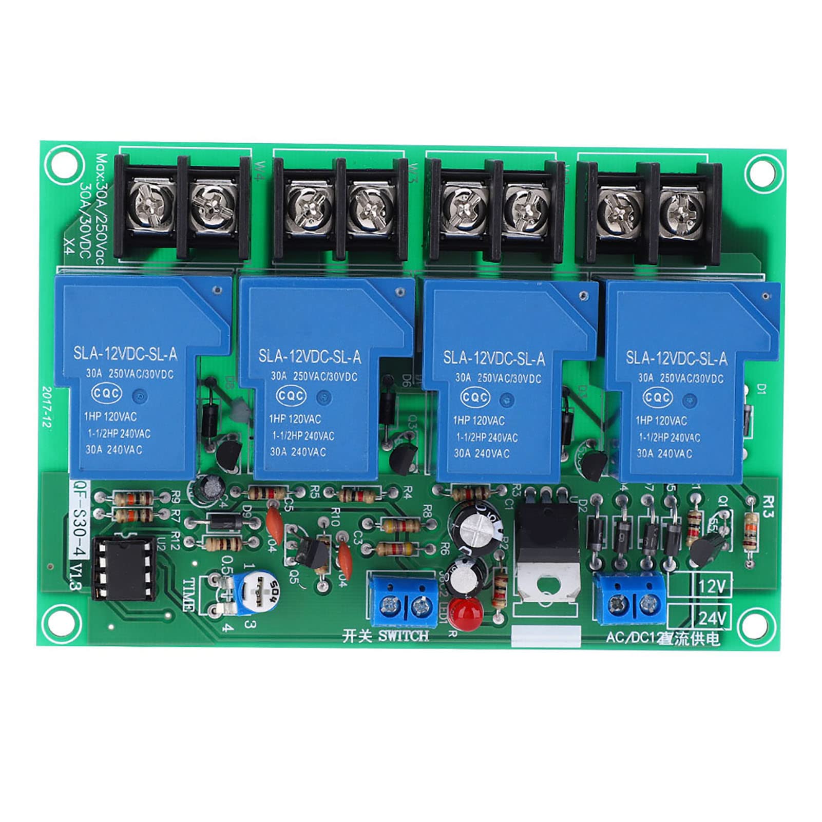 Amazon.com: Garosa 4 Channel Power Time Sequence Board Double Panel ...