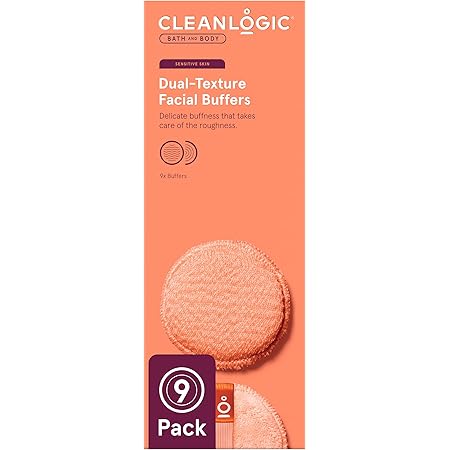 Amazon.com: Cleanlogic Bath & Body Exfoliating Dual-Texture Facial ...
