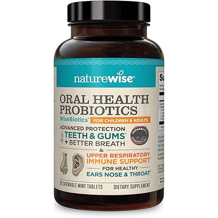 Amazon.com: NatureWise Oral Health Chewable Probiotics | Supports ...