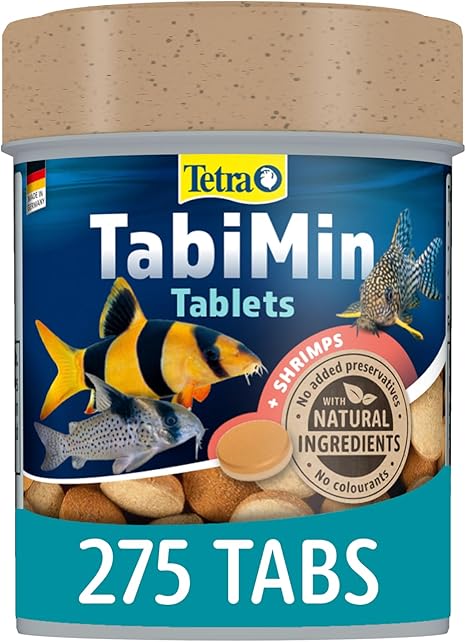Tetra Tabimin Fish Food, Complete Fish Food with Shrimps for All Bottom ...
