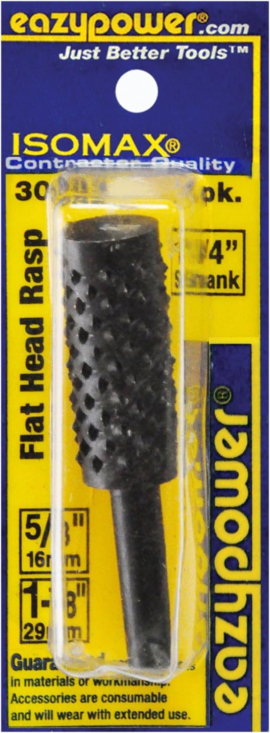 Eazypower 30083 Flat End Cylinder Rasp (1-Pack) : Amazon.co.uk: DIY & Tools