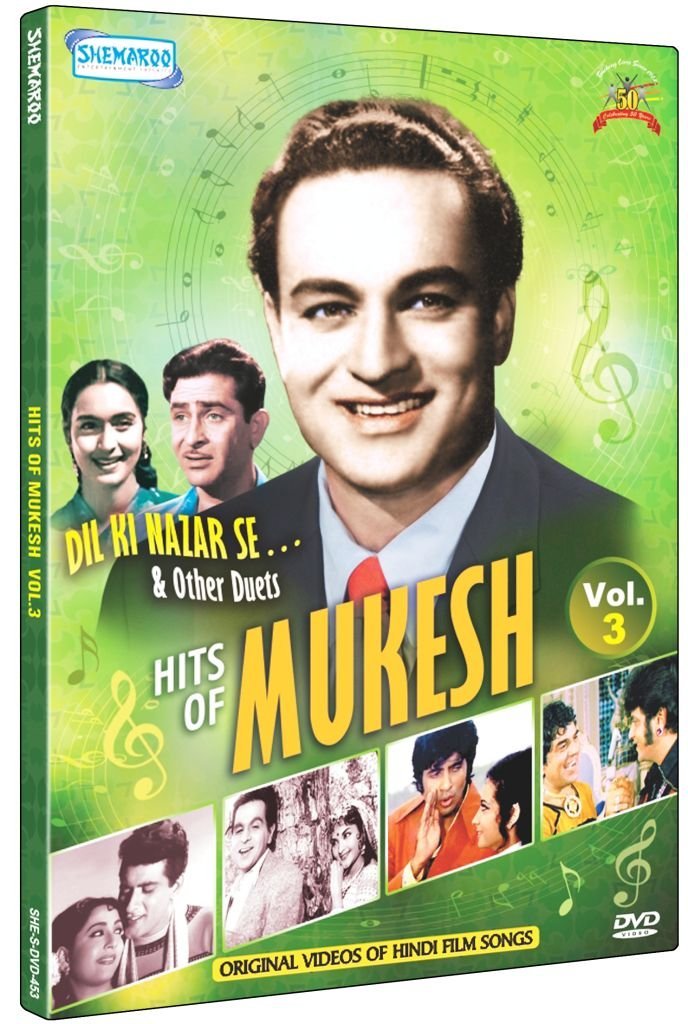 Amazon.com: Hits of Mukesh – Vol 3 Songs Dvd : Movies & TV