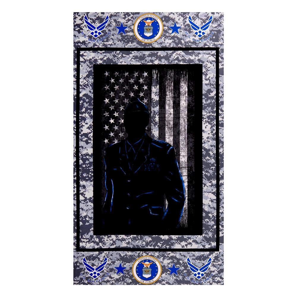 Amazon.com: Military Air Force Cotton Panel Multi, Fabric by the Yard ...