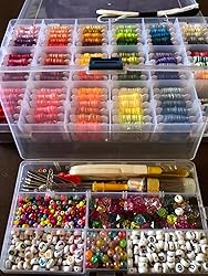 Amazon.com: Needbrock 1060 Pcs String Bracelet Kit, Friendship ...