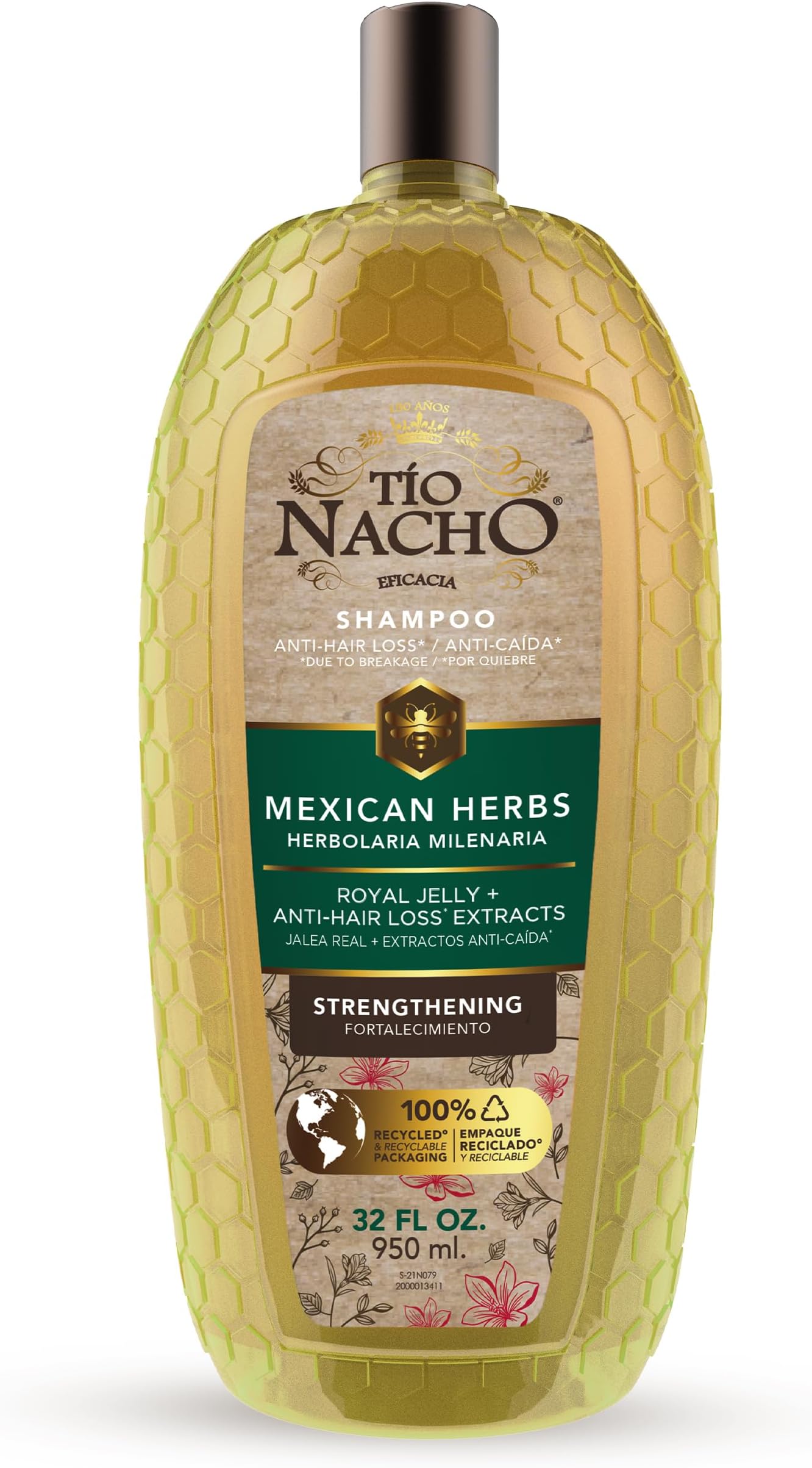 Amazon.com : Tio Nacho Mexican Herbs Shampoo, Strengthening, Anti Hair ...