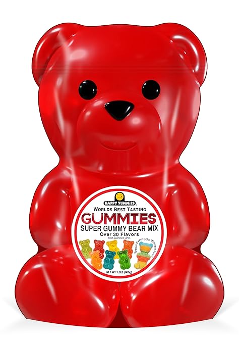 Amazon.com : Happy Yummies Worlds Best Tasting Gourmet Gummies Super ...