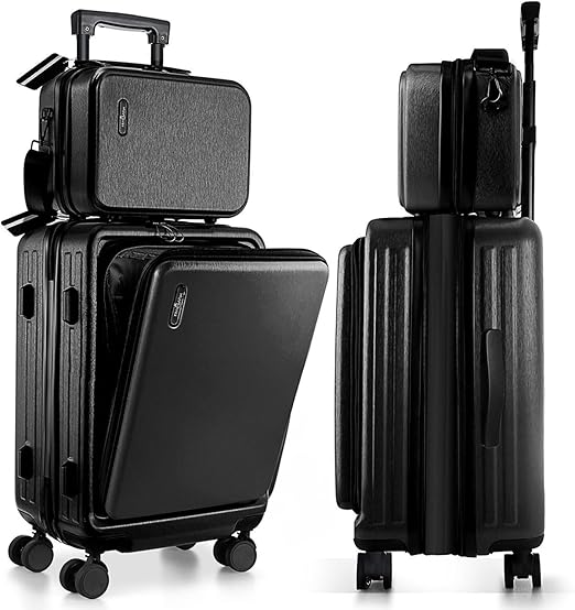 Amazon.com | TRAVELARIM 22 Inch Carry On Luggage, Carry On Suitcase ...