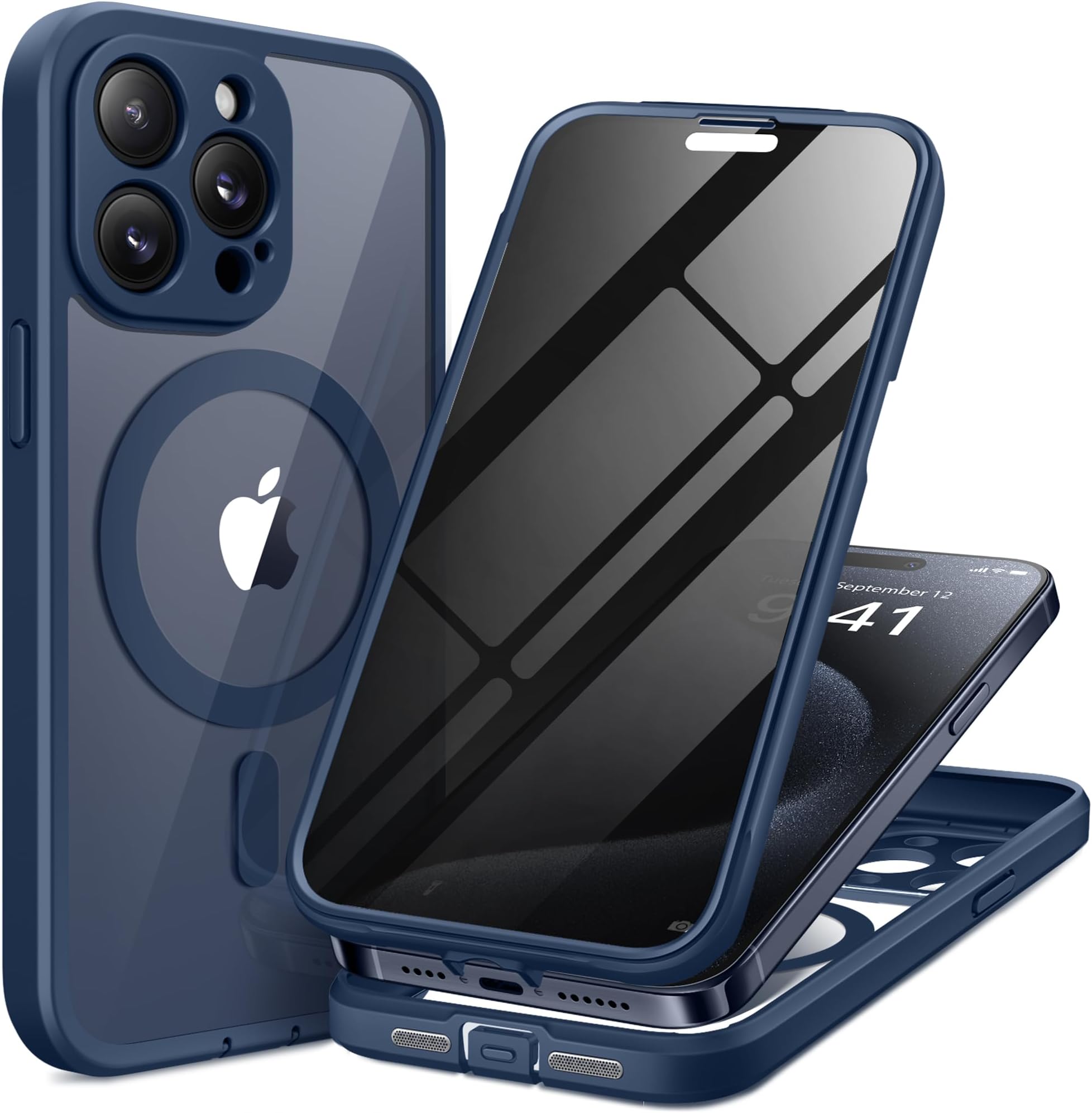 Amazon.com: Cozycase for iPhone 15 Pro Waterproof Shockproof Dustproof ...