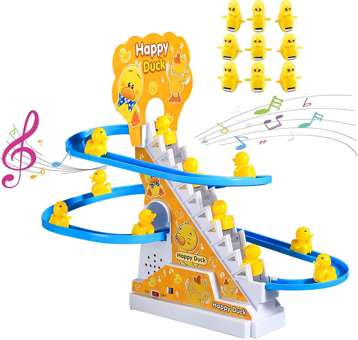 Amazon.com: Small Ducks Climbing Toys, Electric Llittle Duck Climbing Stairs Toy, Funny Duck ...