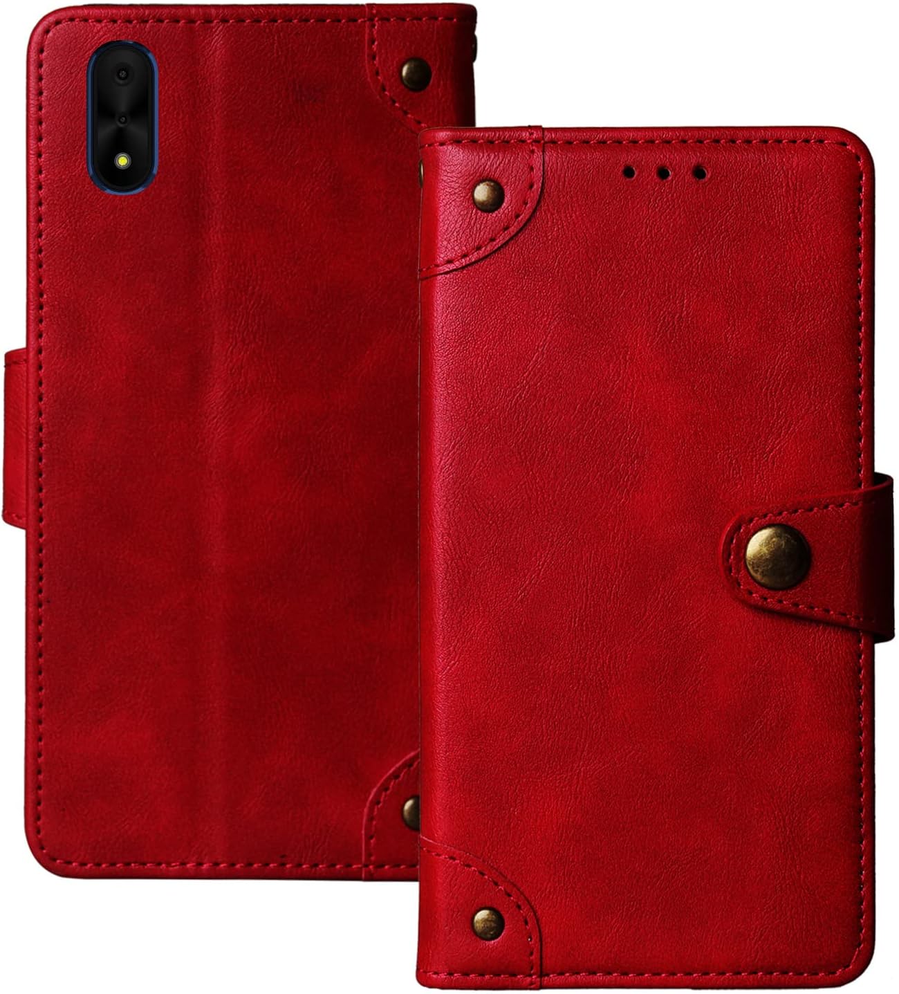 Lankashi Flip Genuine Premium Leather Phone Case for IMO Q4 Pro 2021 ...