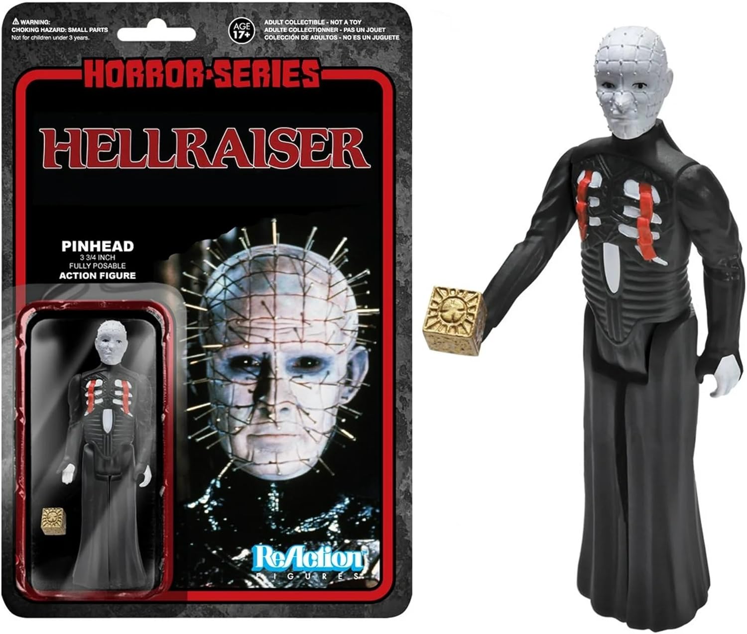 Hellraiser III: Hell On Earth - Pinhead ReAction Figure : Amazon.fr ...