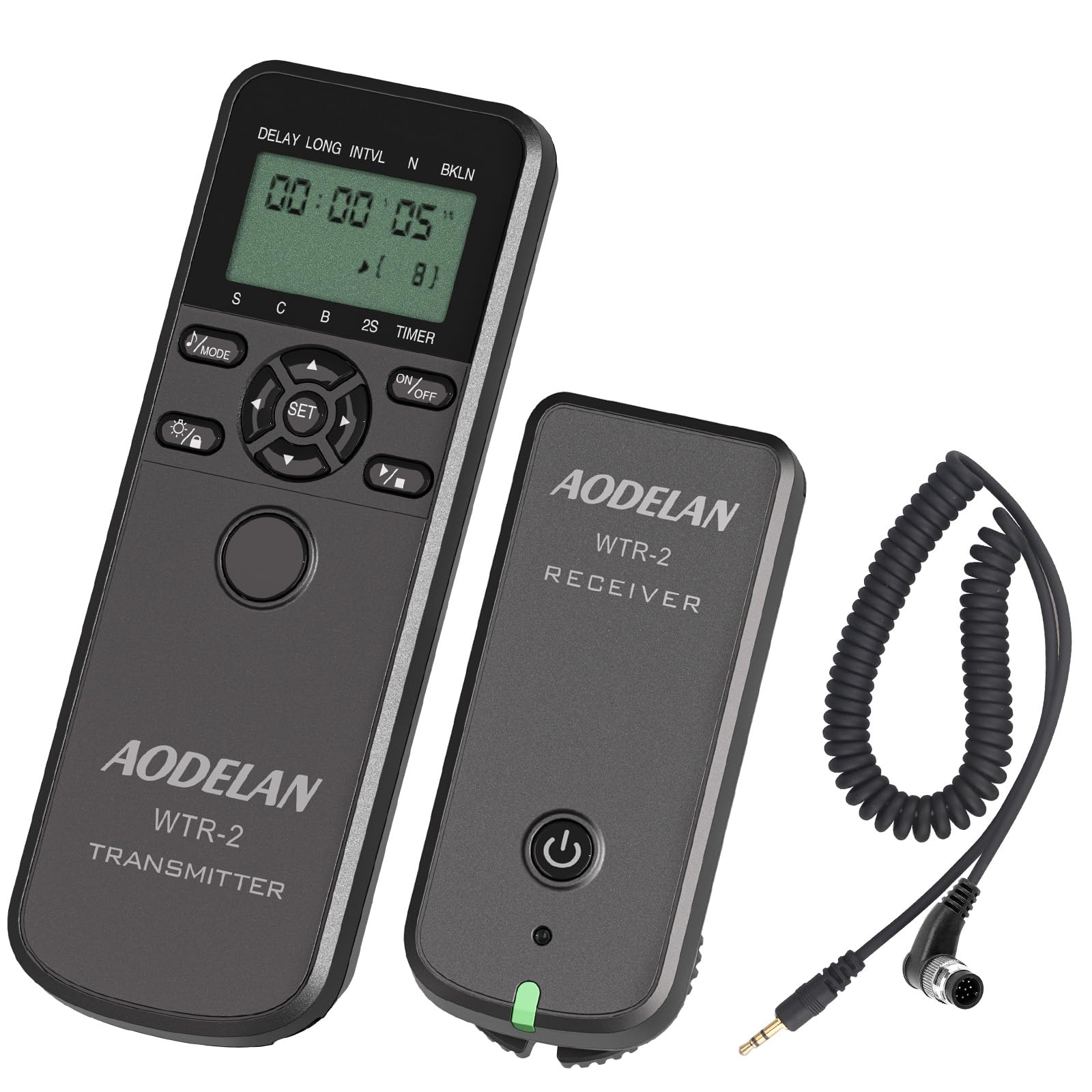 Amazon.com : AODELAN Wireless Remote Control for Nikon Cameras, Timer Remote Shutter Release ...