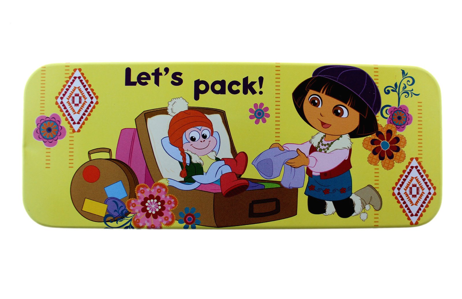 Buy Let's Pack Dora the Explorer Tin Box - Dora the Explorer Tin Pencil ...