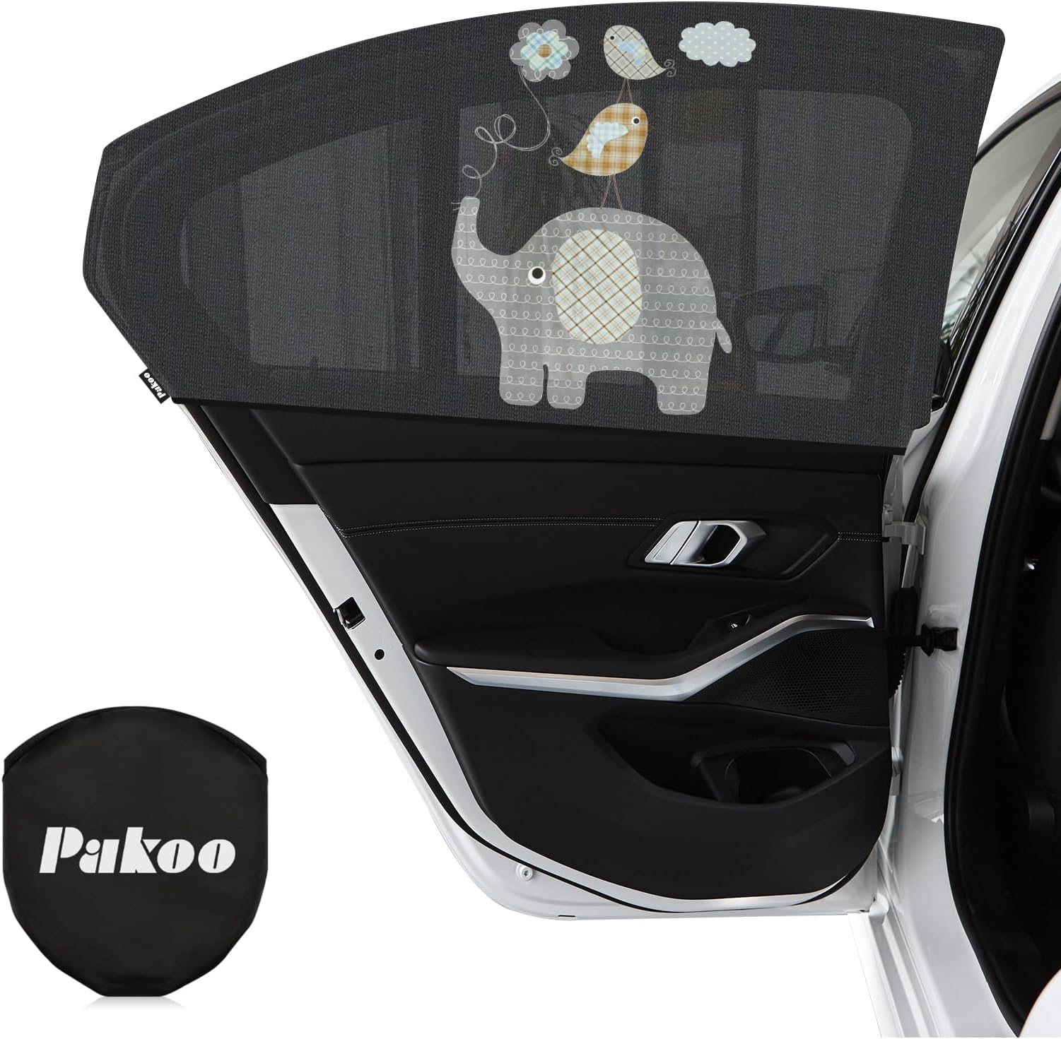 Amazon.com: Car Side Window Sunshades - 2 Pack. Universal Roller Blind ...