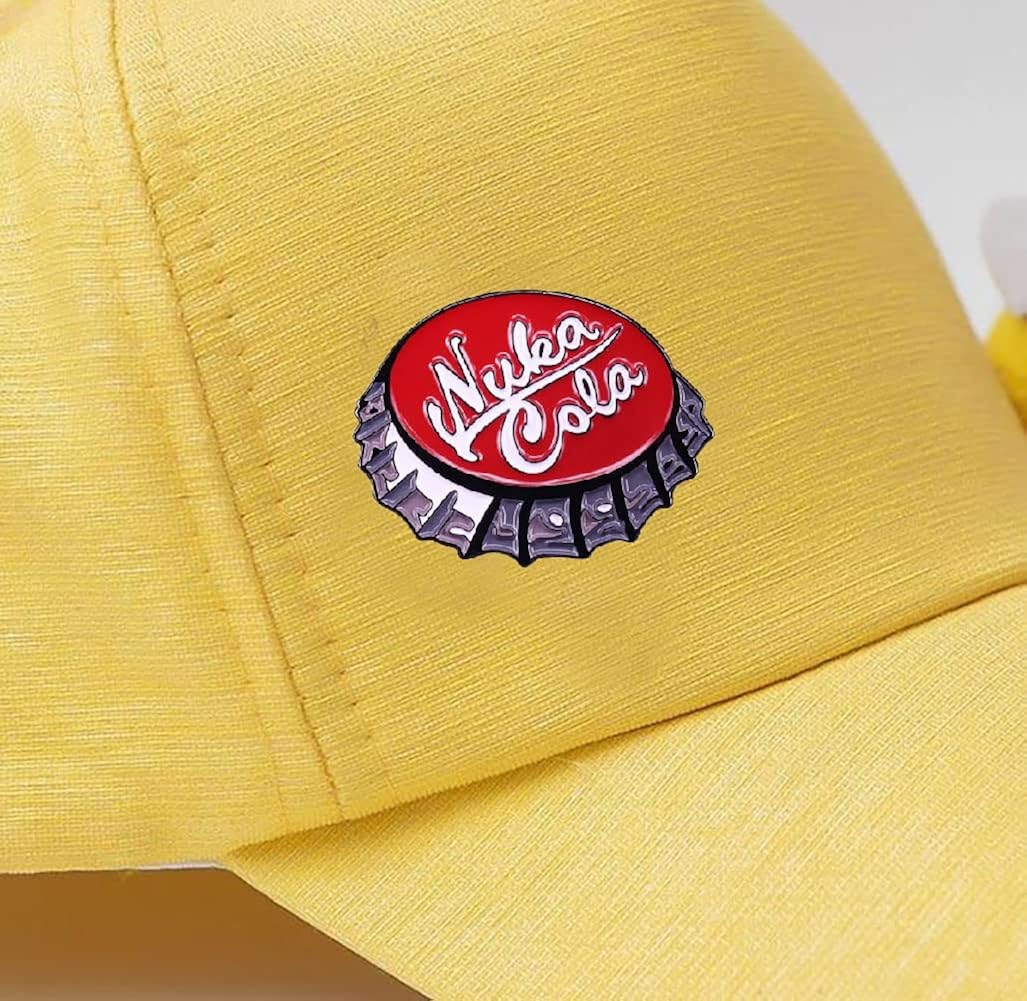 Amazon.com: Nuka Cola Bottle Cap Enamel Pin Fallout Game Badge ...