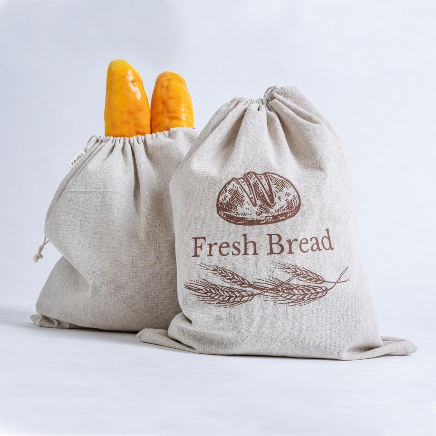 Amazon.com: Linen Bread Bags for Homemade Bread Sourdough Bread Bags ...